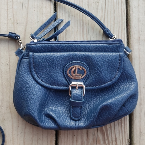 cl america | Bags | Cl America Blue Crossbody Purse | Poshmark